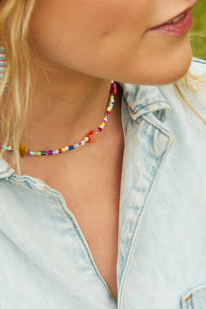 FLOWER FIELDS NECKLACE – Zena